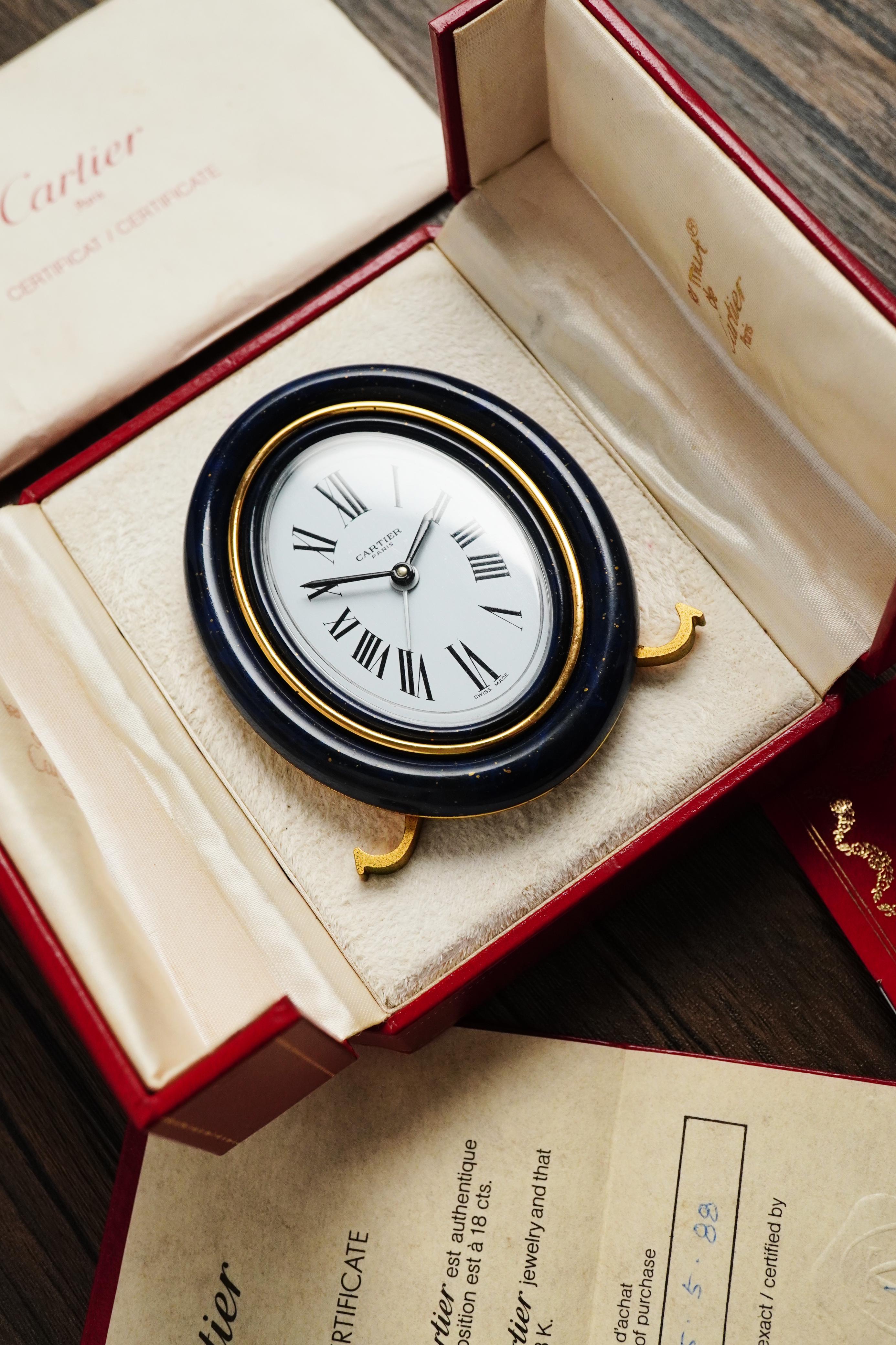 Cartier Pendulette Desk Watch - Cartier | tankawatches.com